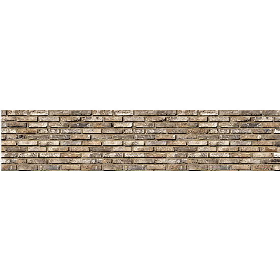 Стеновая панель матовая ABF 021 Закопченые кирпичики, 2800*610*4 мм ...